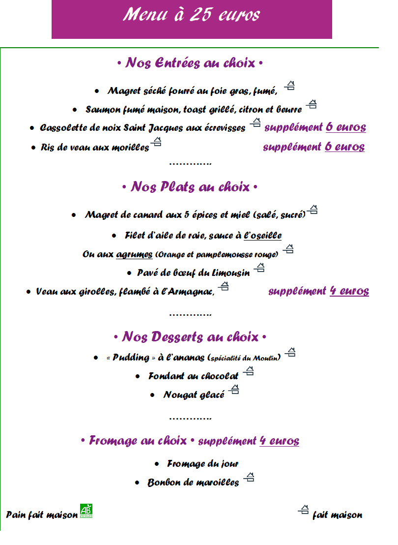 Le Restaurant - Le Domaine du Moulin de Lachaud // Sainte-Fortunade ...